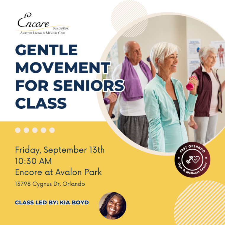 Gentle Movement for Seniors Class - Avalon Park Gym & Wellness Center