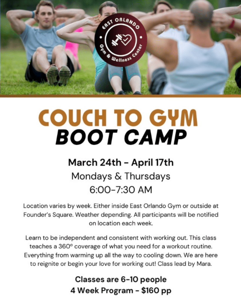 Couch to Gym: Boot Camp - Avalon Park Gym & Wellness Center